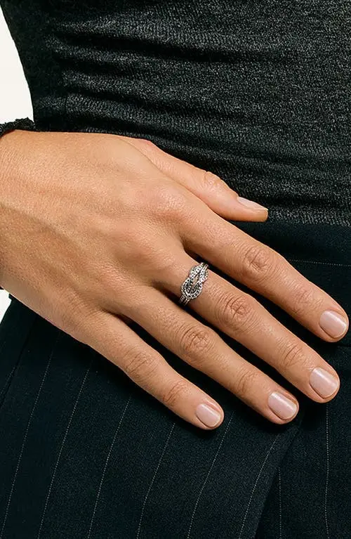 John Hardy Sterling Love Knot Ring