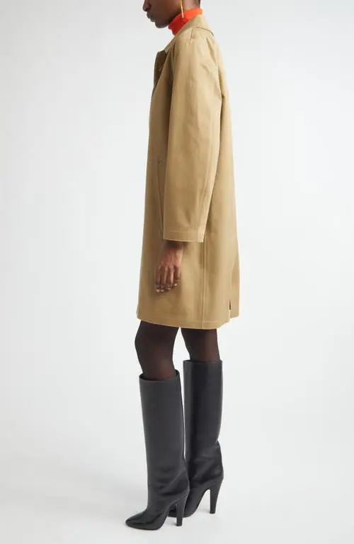 Saint Laurent Cotton Gabardine Trench Coat
