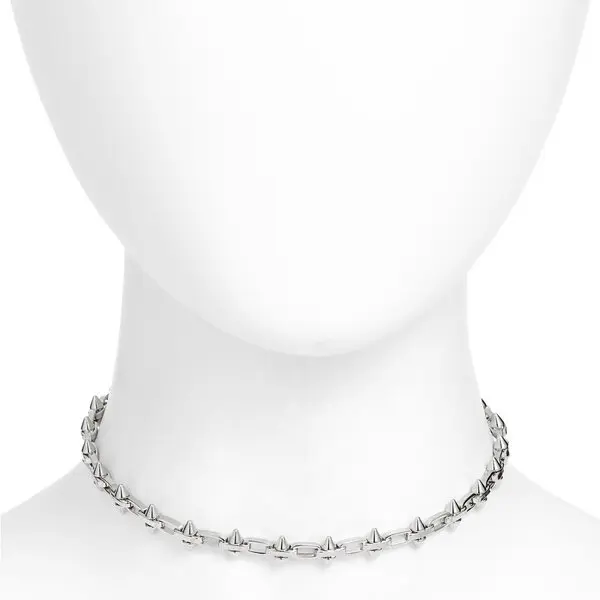 CHILD OF WILD Harley Chain Choker Necklace - Silver Plated