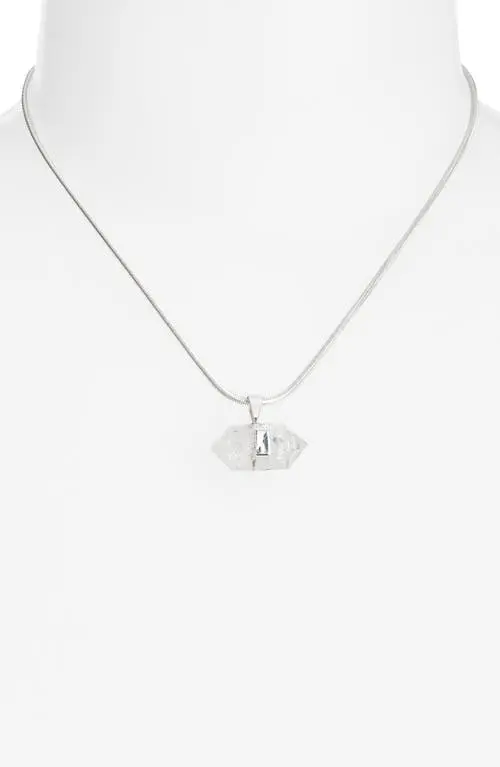 CHILD OF WILD Ancient Wisdom Quartz Pendant Necklace - Silver