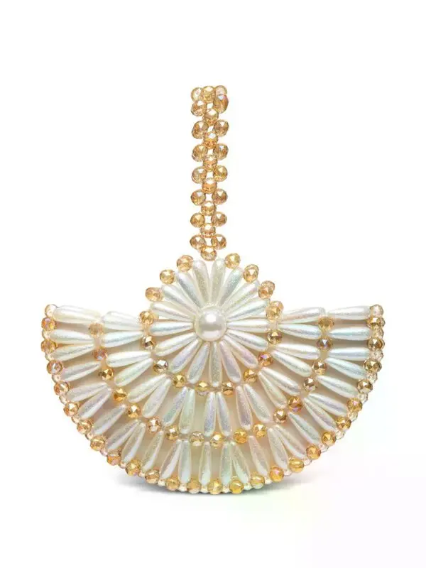 0711 TBILISI Small Beaded Clutch Bag