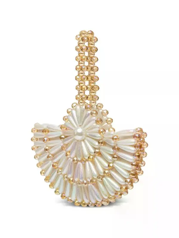 0711 TBILISI Small Beaded Clutch Bag