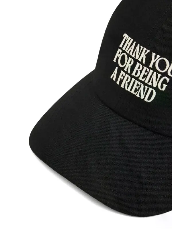 AMI Paris Logo-embroidered Baseball Cap - Black