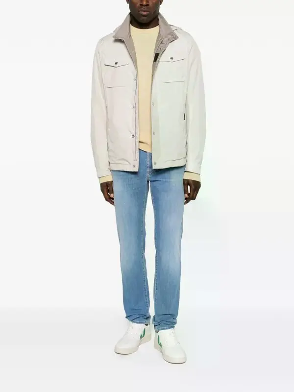 MOORER Flap-pocket Jacket - Neutrals