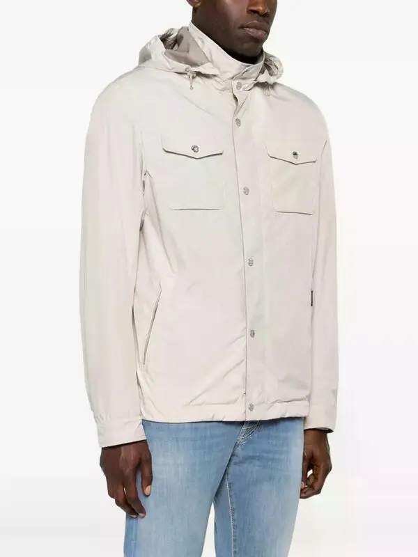 MOORER Flap-pocket Jacket - Neutrals