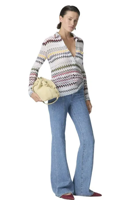 Missoni Zigzag Knit Blouse