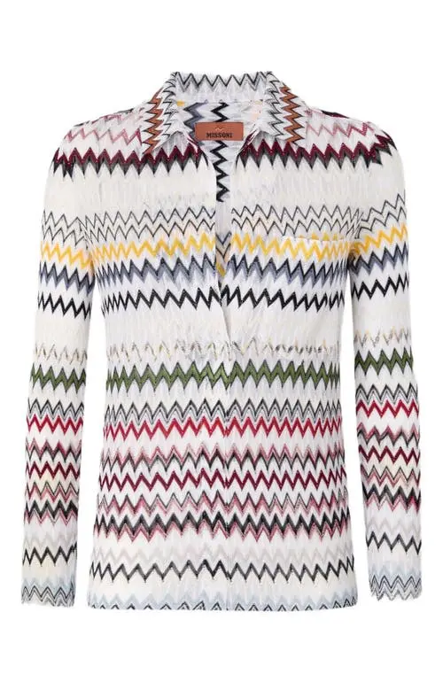 Missoni Zigzag Knit Blouse