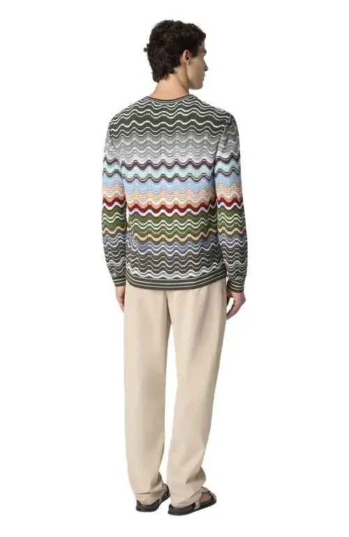 Missoni Crew-neck Chevron Pullover - Multicoloured
