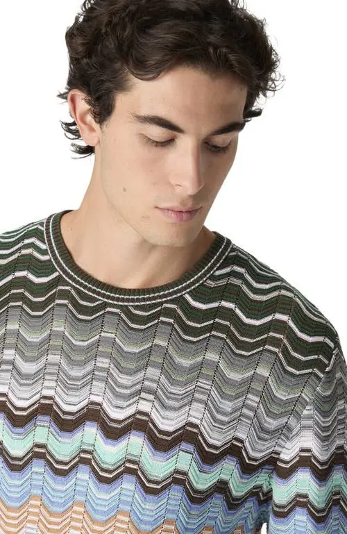 Missoni Crew-neck Chevron Pullover - Multicoloured