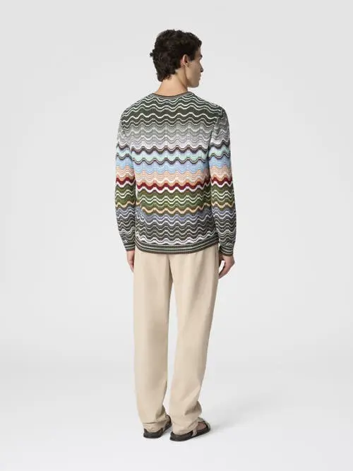 Missoni Crew-neck Chevron Pullover - Multicoloured
