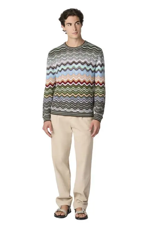 Missoni Crew-neck Chevron Pullover - Multicoloured