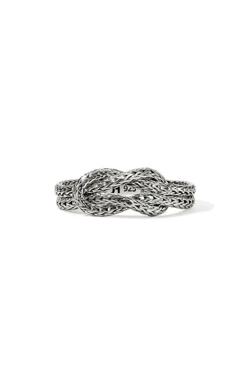 John Hardy Love Knot Ring - Silver