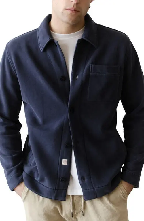 Marine Layer Cloud 9 Fleece Overshirt - Mood Indigo