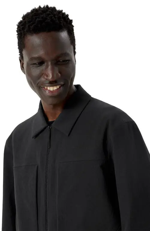 Veilance Water Repellent Soft Shell Overshirt - Black