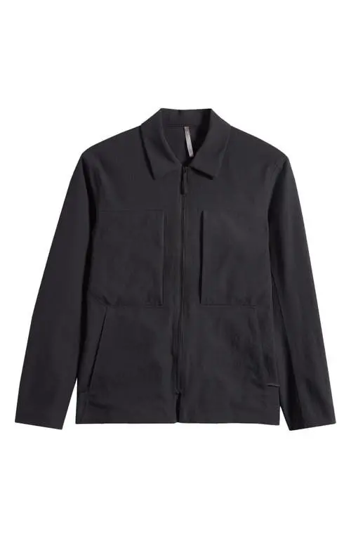 Veilance Water Repellent Soft Shell Overshirt - Black