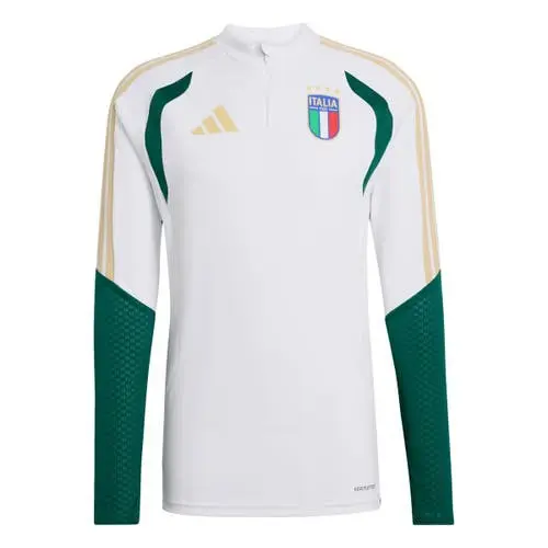 Adidas Italy National Team Fifa X World Cup 2026 Tiro Quarter-zip Training Top - White