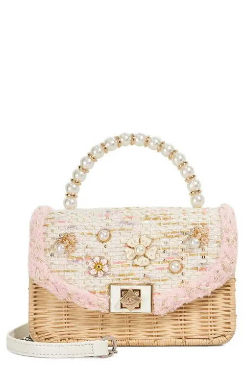 Dune London Woven Rattan Shoulder Bag