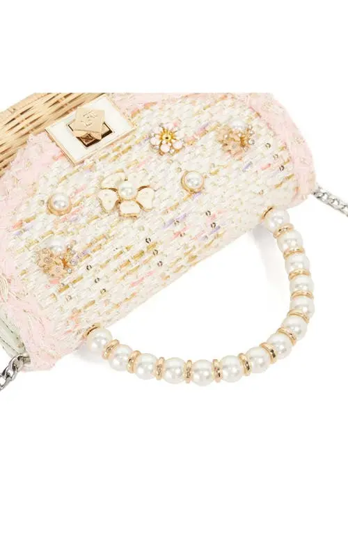 Dune London Woven Rattan Shoulder Bag