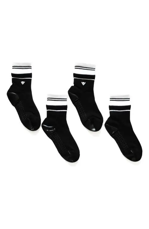 AREBESK Double Decker Crew Grip Socks 2-pack