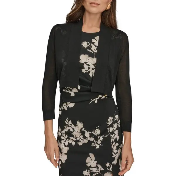 Donna Karan New York Open Shrug Cardigan
