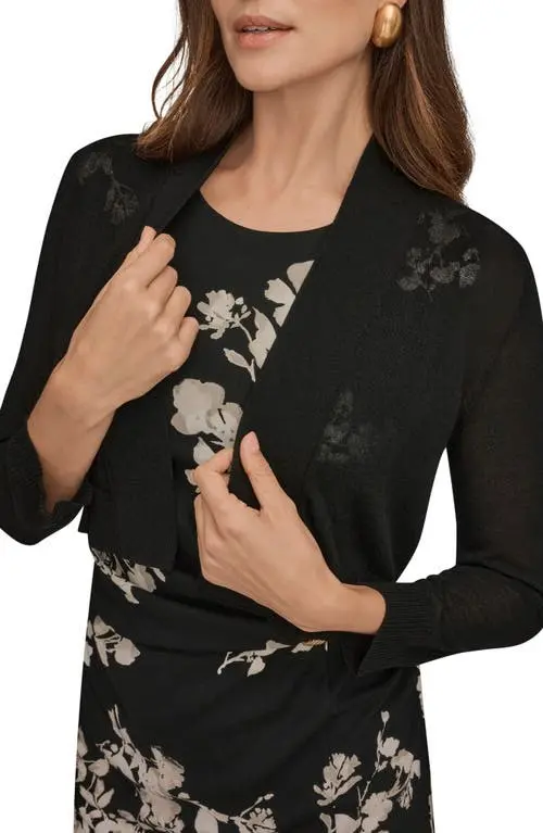 Donna Karan New York Open Shrug Cardigan