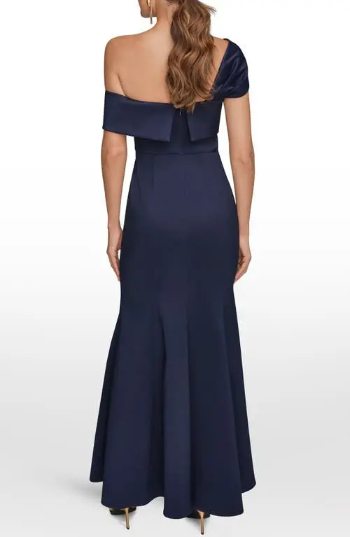 Donna Karan New York One-shoulder Mikado Gown