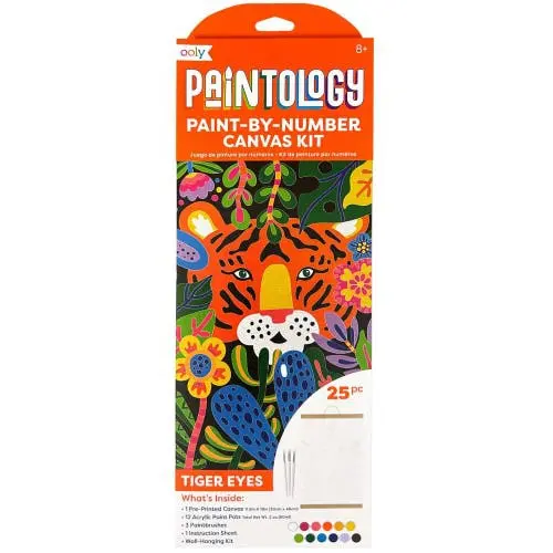 OOLY Paintology Paint Number Canvas Kit - Multicolored