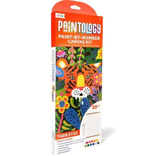 OOLY Paintology Paint Number Canvas Kit