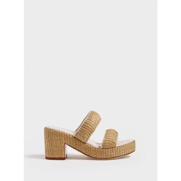 Marion Parke Amelia Platform Sandals - Ivory
