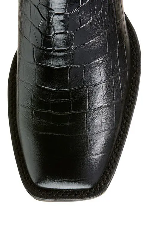 Ariat Booker Wide Square Toe Western Chelsea Boot - Black