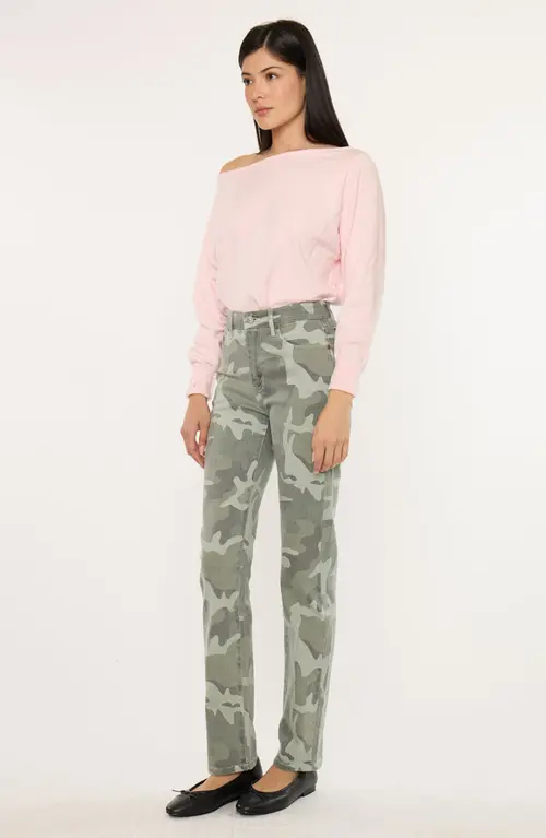 KANCAN High-rise Straight Leg Jeans
