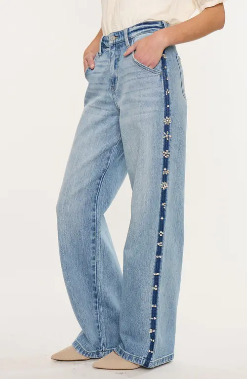 KANCAN Gianna Low Slung Baggy Wide Jeans