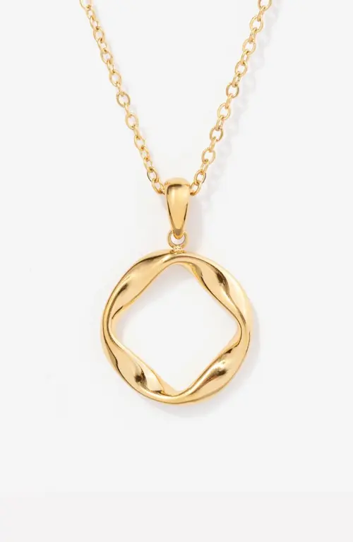 LITTLE SKY STONE Twisted Infinity Pendant Necklace - Gold