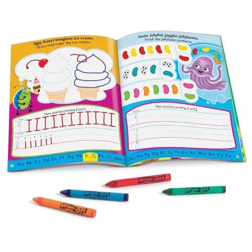 TREND ENTERPRISES, INC. Reusable Learning Book With Crayons