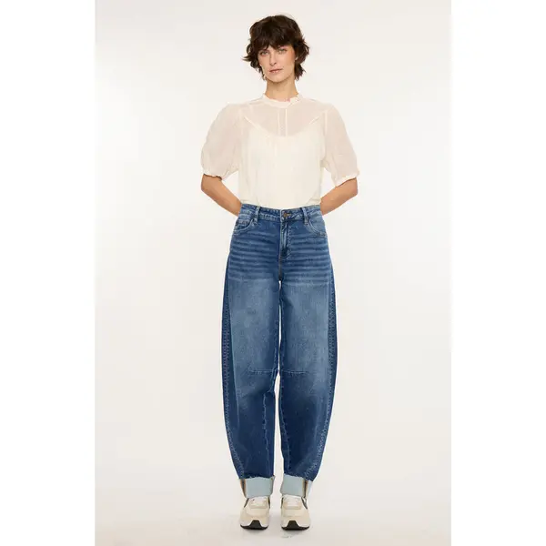 KANCAN Maeby Knit Horseshoe Jeans