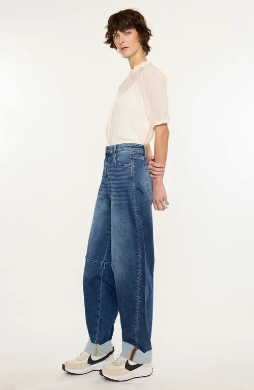 KANCAN Maeby Knit Horseshoe Jeans