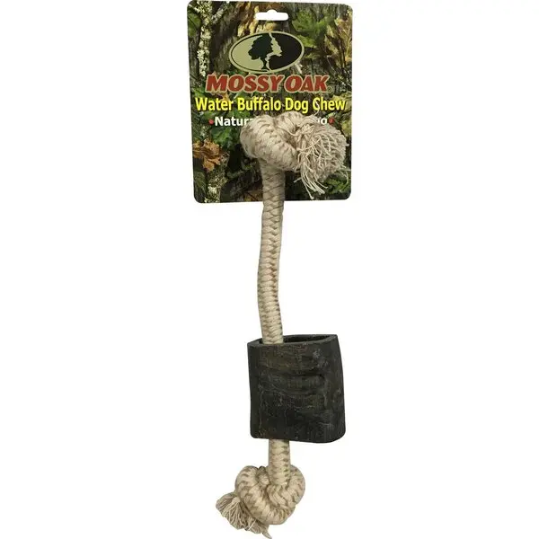 MOSSY OAK Water Buffalo Horn Dog Chew - Beige