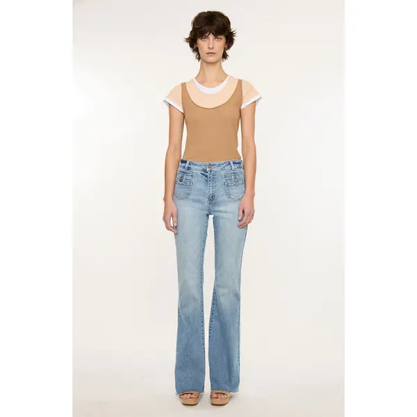 KANCAN High-rise Flare Jeans