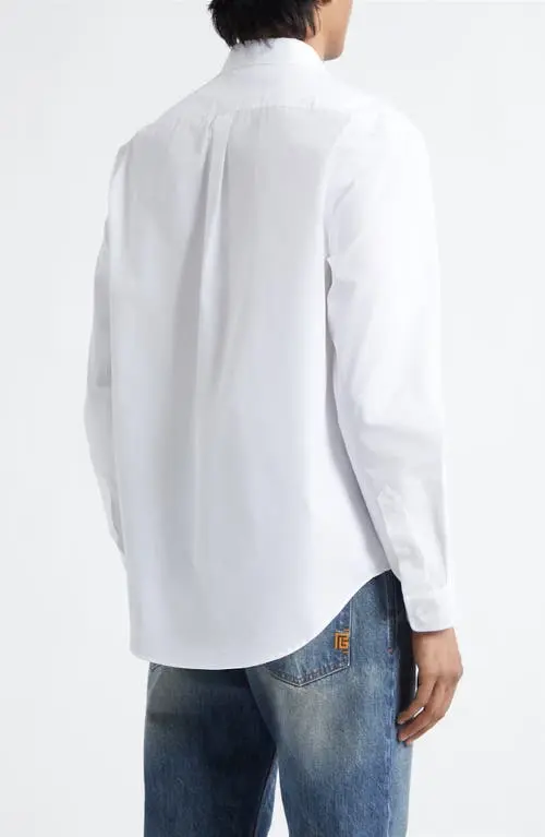 Balmain Cotton Poplin Button-down Shirt