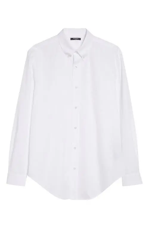 Balmain Cotton Poplin Button-down Shirt