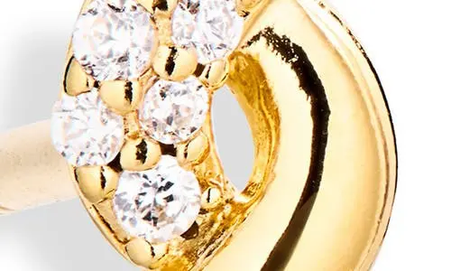 MISSOMA Molten Snow Stud Earrings