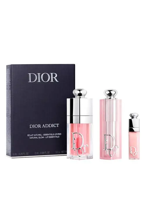 Dior Addict Natural Glow Lip Essentials 3-piece Set - No Color