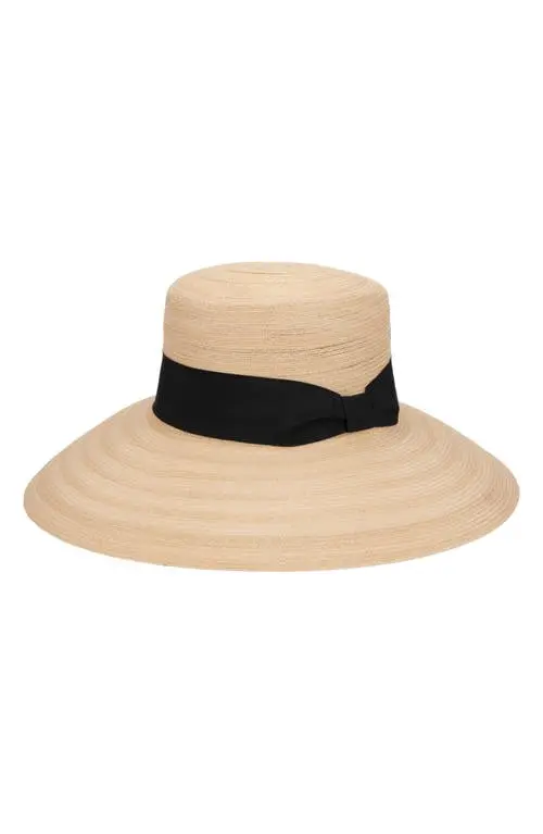 San Diego Hat Mabel Ribbon Trim Sun Hat - Tan