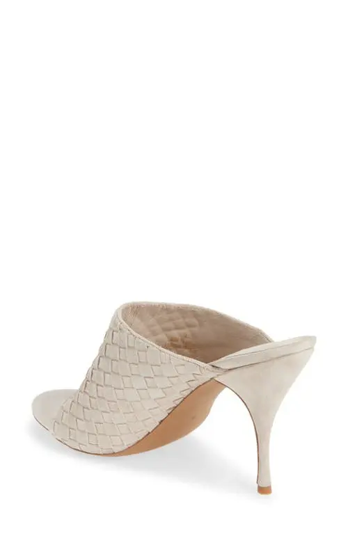 Jeffrey Campbell Bonsoir Slide Sandal - Bone Suede