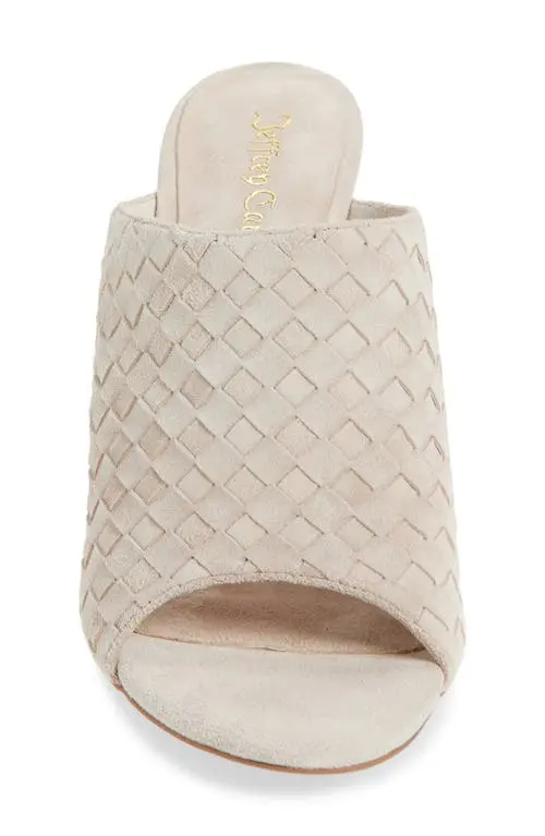 Jeffrey Campbell Bonsoir Slide Sandal - Bone Suede