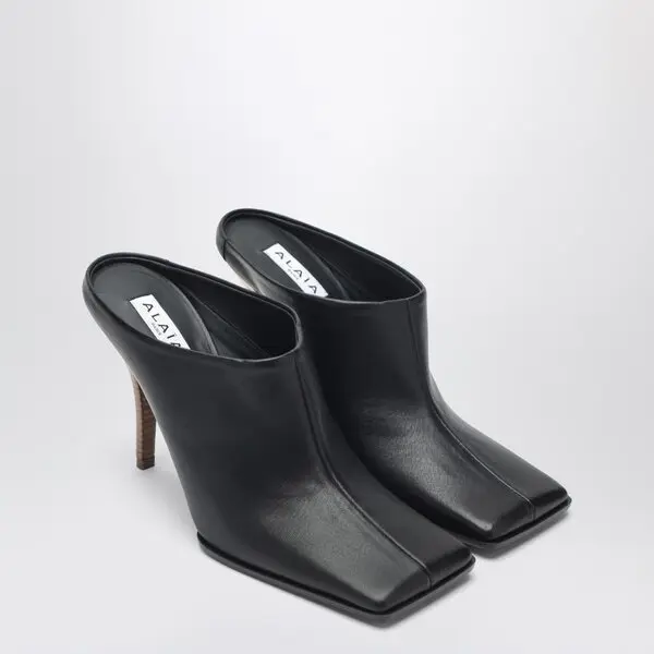 Alaïa Square Leather Mules