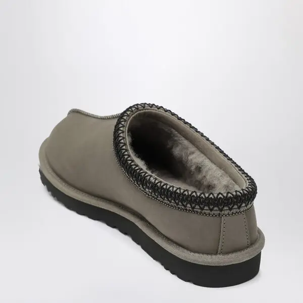 UGG Suede Sheepskin Lined Clogs - Green