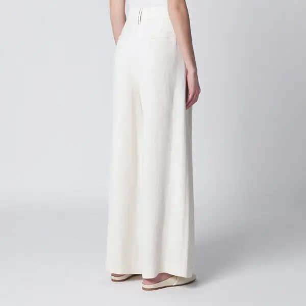 Brunello Cucinelli Sartorial Wrap Trousers - White