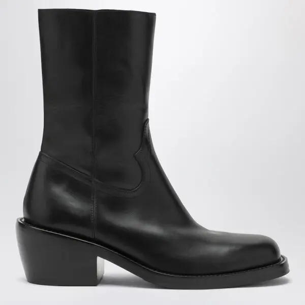 Dries Van Noten Leather Ankle Boots