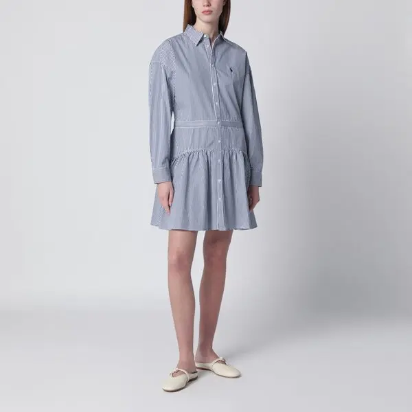 Polo Ralph Lauren Striped Shirt Dress - Blue